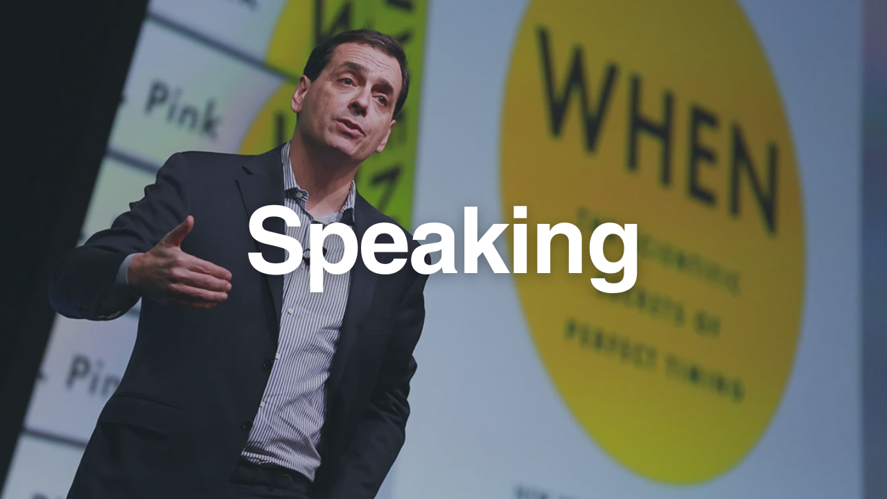 Daniel Pink – Author, Speaker, YouTuber, Playwright | Daniel Pink
